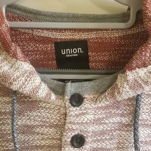 Union | Sweaters | Nwt Union Sweater With Hood | Poshmark
